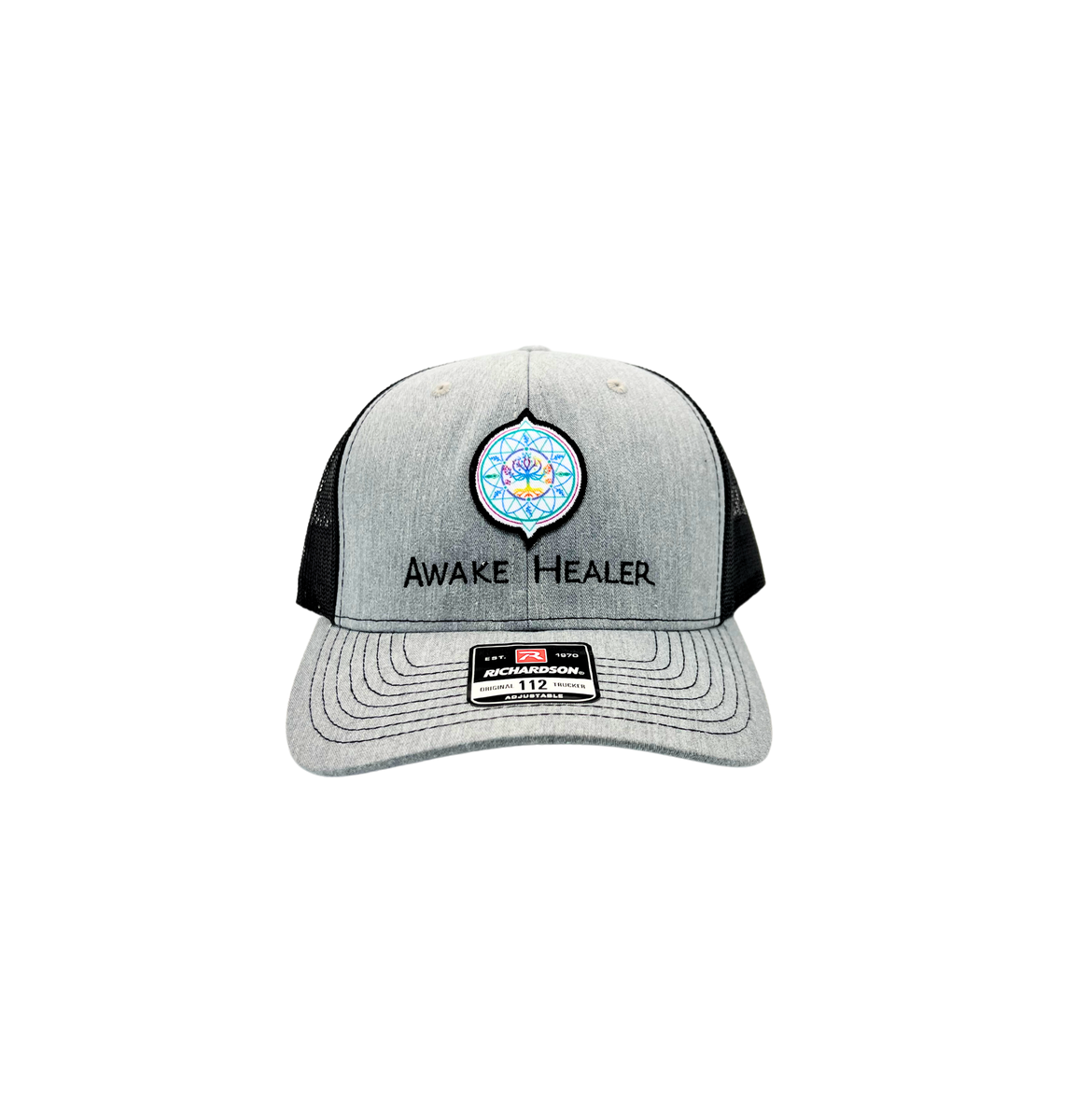 Adjustable Awake Healer Color Split Hat