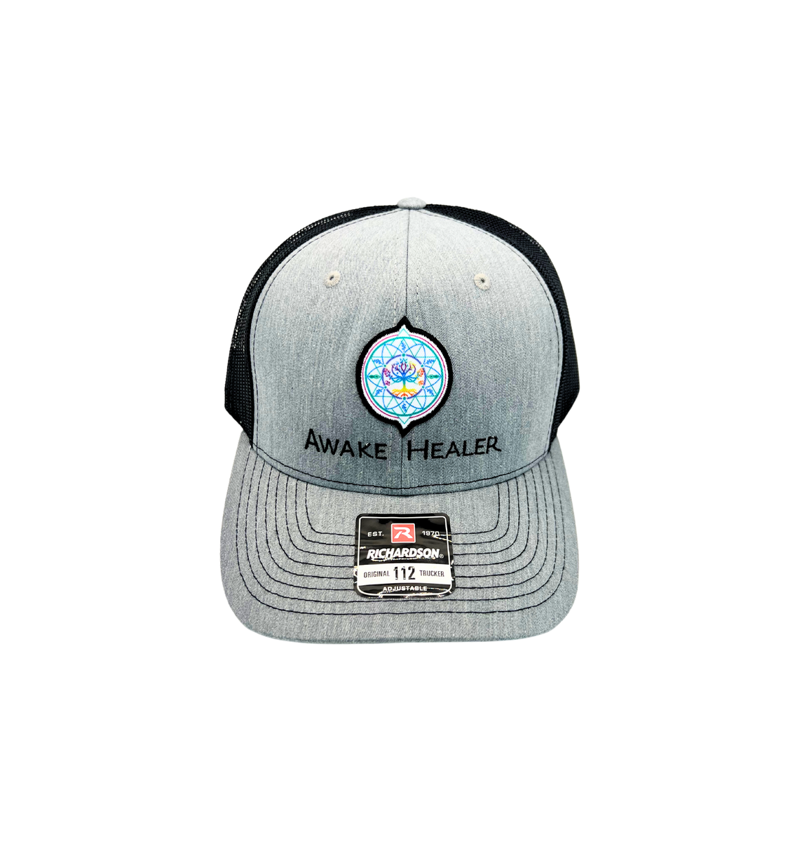 Adjustable Awake Healer Color Split Hat